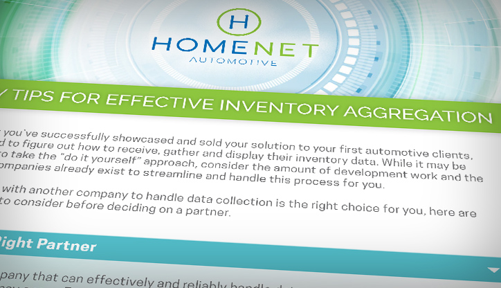 Key Tips for Effective Inventory Aggregation - HomeNet Automotive